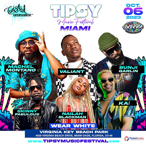 Dancehall Reggae Sensation Valiant First US Performance at Tipsy Music ...