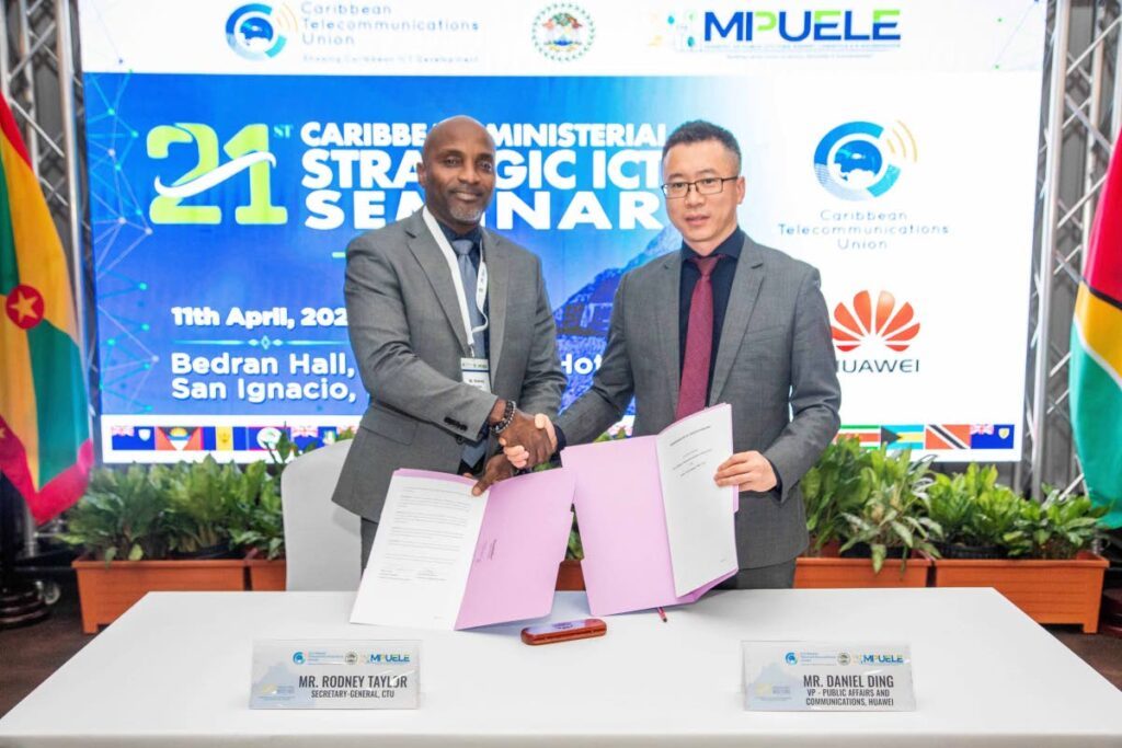 Huawei, CTU sign MoU to go fully digital – Caribcast